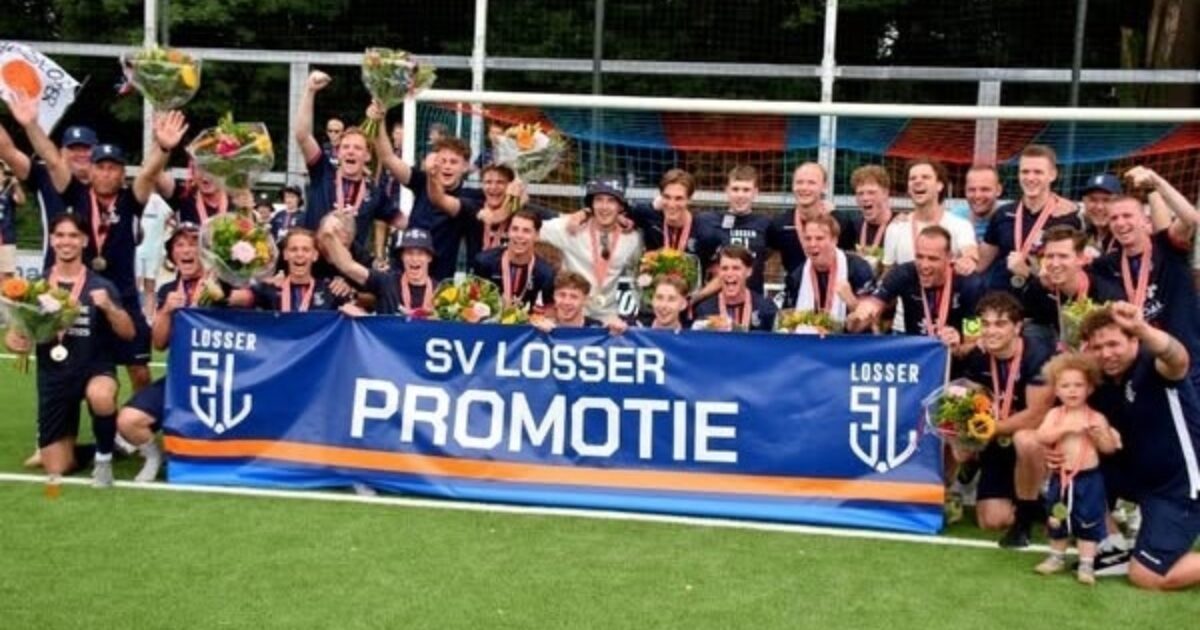 SV Losser promoveert in nacompetitieslot: naar tweede klasse - 1Twente